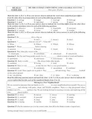 LỚP 6 HK1 FORM 2026 TEST 13.docx - PDF.DoTool.net